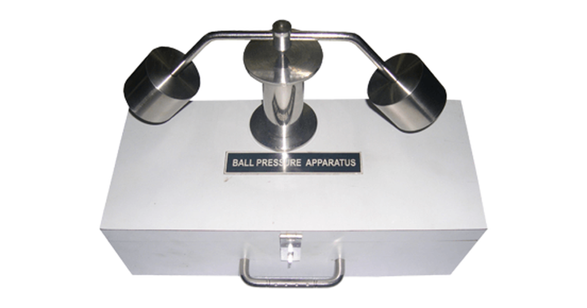 Ball Pressure Test Apparatus| SCR Elektroniks