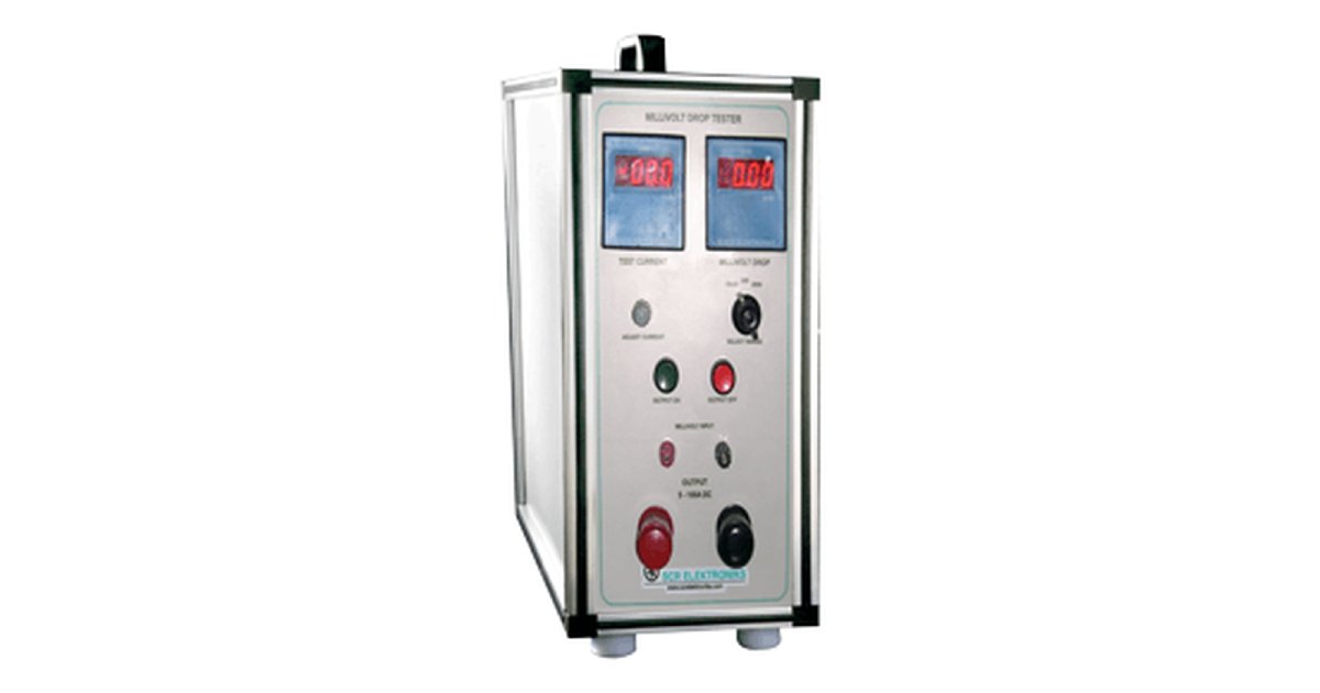 Millivolt Drop Tester| SCR Elektroniks