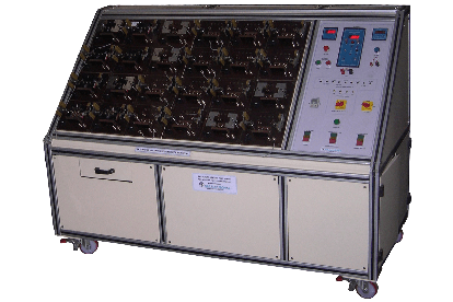 24 Station Relay Heating Routine Test Bench| SCR Elektroniks